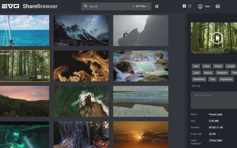 Introducing EVO v6 and ShareBrowser v5 — SNS (Studio Network Solutions)