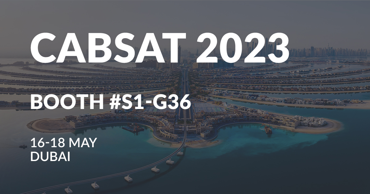 SNS at CABSAT 2023 — SNS (Studio Network Solutions)